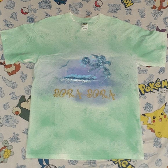 Vintage | Shirts | 9s Bora Bora Shirt Vintage Tee Tie Dye Leeward ...